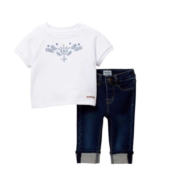 Hudson Jeans | Matching Sets | Hudson 2 Pc Top And Jeans Set | Poshmark